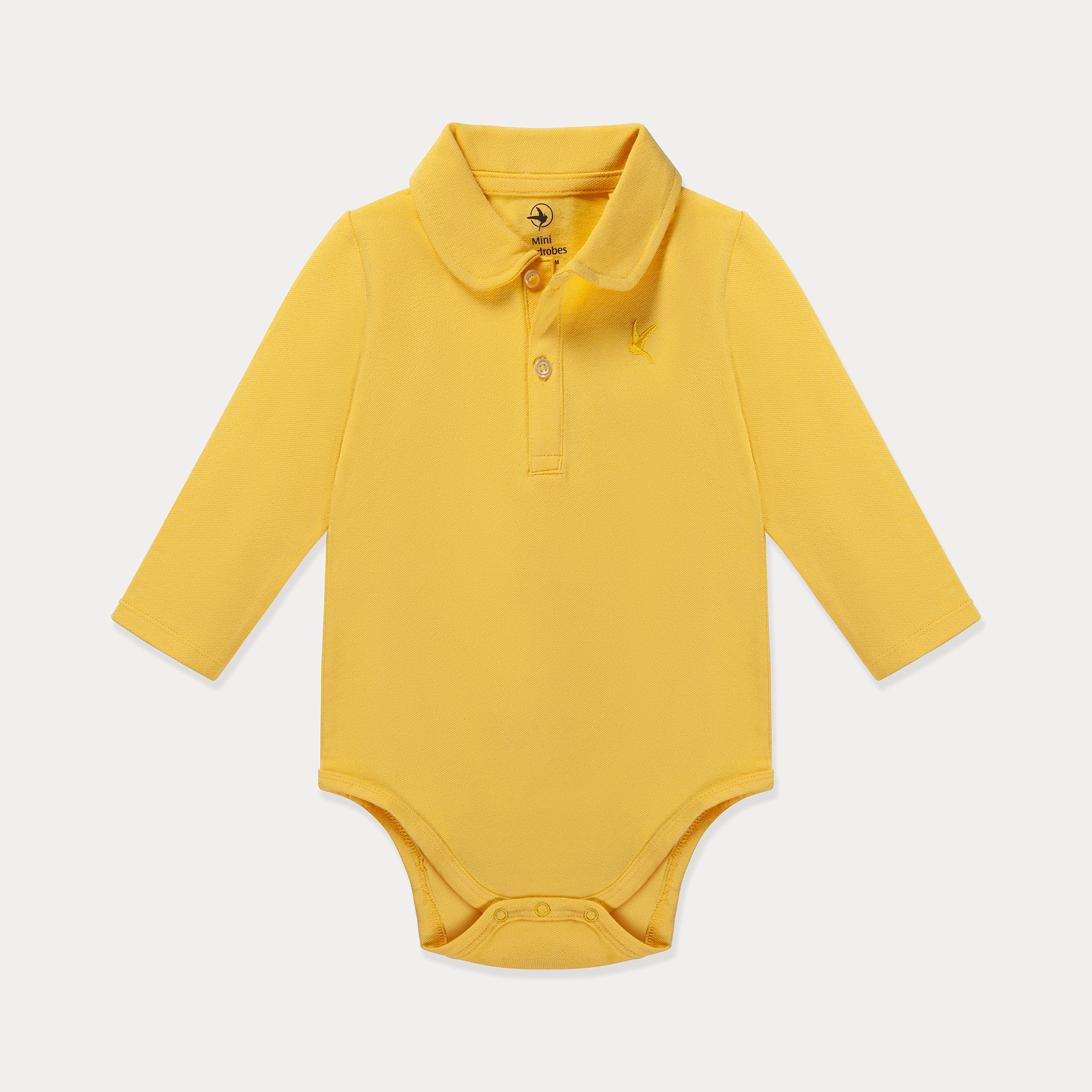 Baby Polo Shirt, Baby Polo Bodysuit, Cotton Long Sleeve – Mini Wardrobes